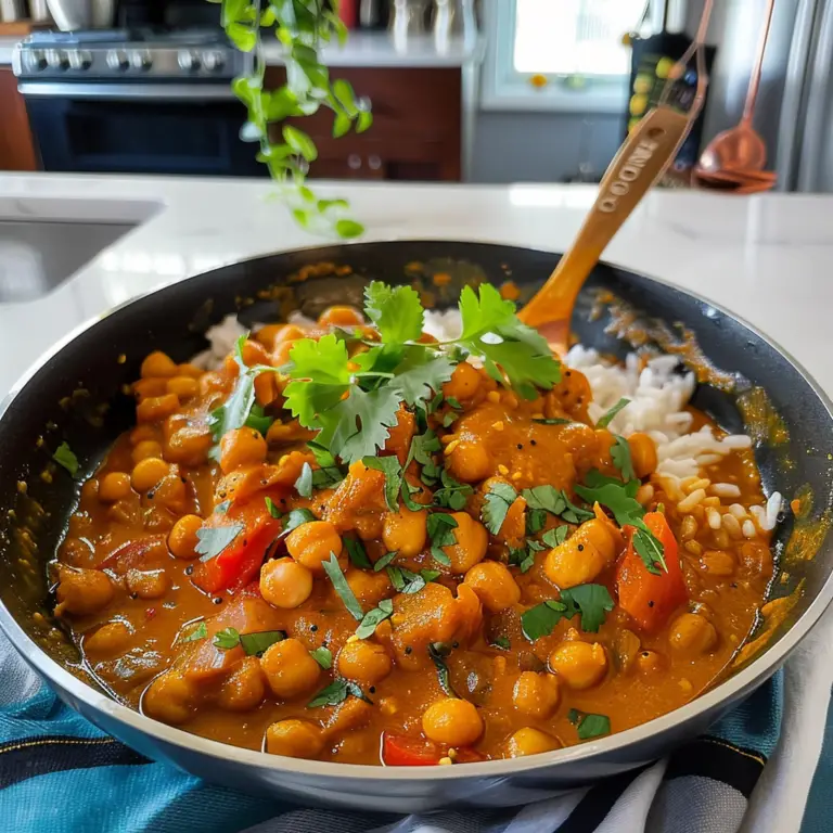 Easy and Delicious Chickpea Curry